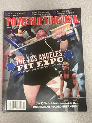 POWERLIFTING USA muscle strongman bodybuilding magazine DENNIS TINAJERO ...