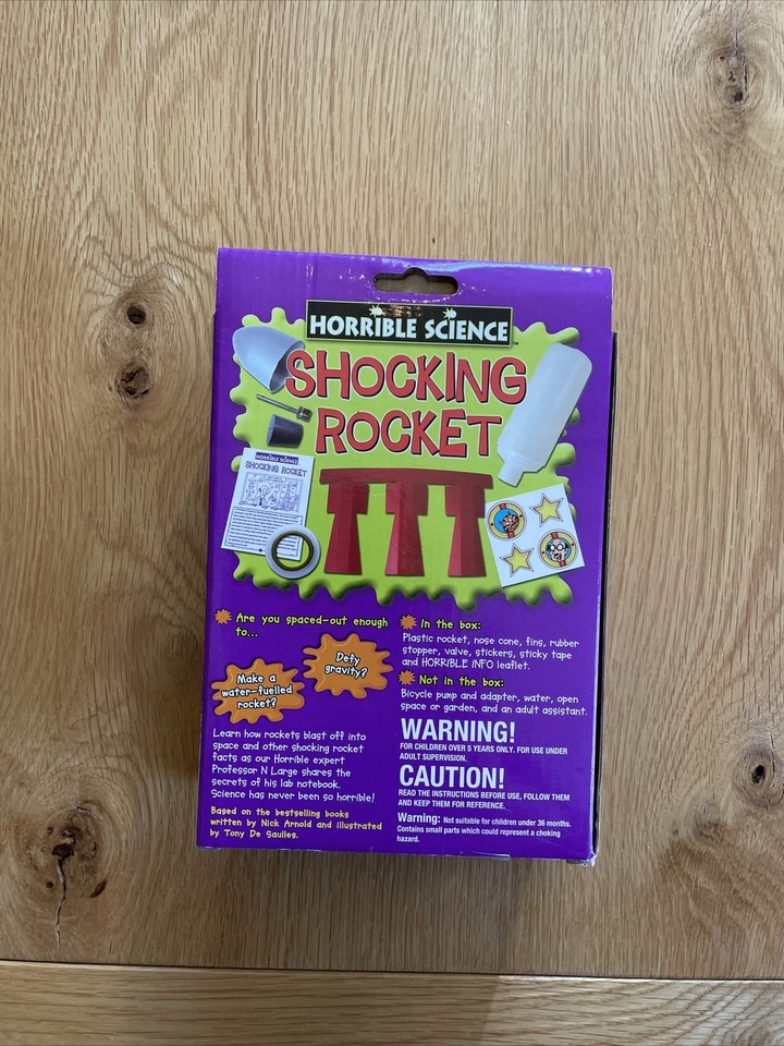 Educational Toy Kit Horrible Science Shocking Rocket Science Kit | eBay