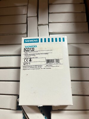 3 x Siemens BQD120 Single Pole 20 Amp Bolt In 277/480V Type BQD Circuit ...