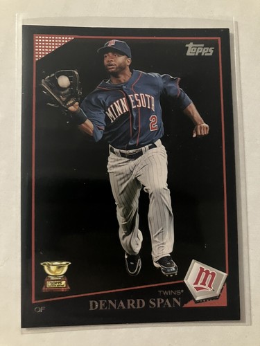 2009 Topps Wal-Mart Black Denard Span #212 | eBay
