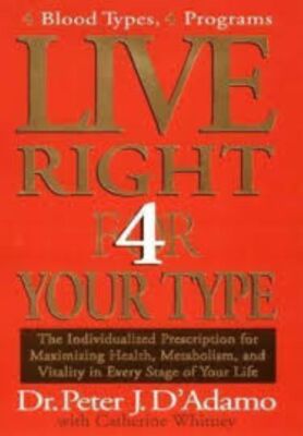 Live Right 4 Your Type: 4 Blood Types, 4 Programs -- The Individualized ...