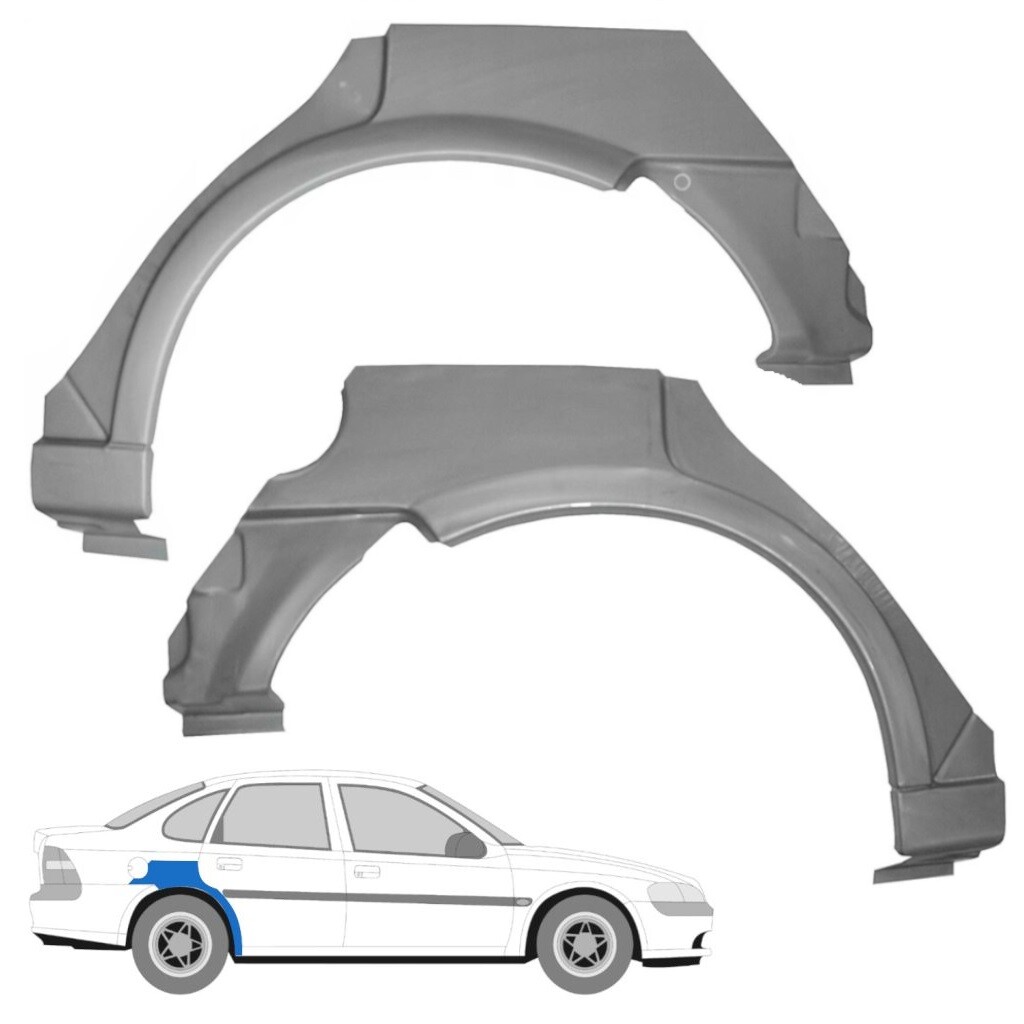 VAUXHALL OPEL VECTRA B 1995-2002 REAR WHEEL ARCH REPAIR PANEL / SET OF ...