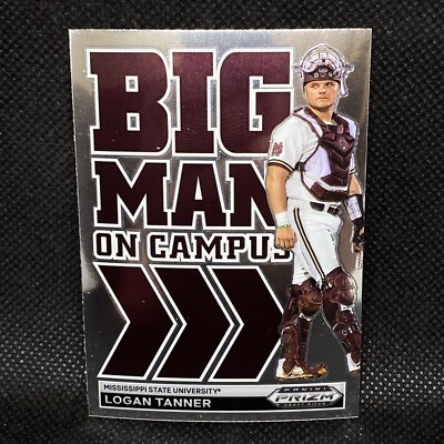 2022 Panini Prizm Big Man On Campus Logan Tanner Cincinnati REDS Rookie ...
