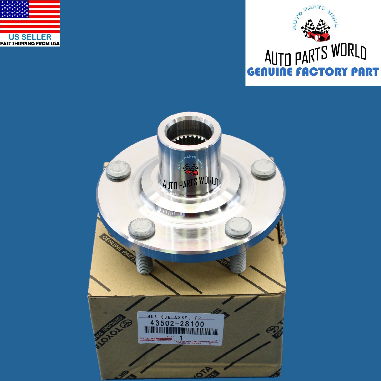 GENUINE TOYOTA CAMRY AVALON HIGHLANDER ES350 RX350 FRONT WHEEL HUB ...