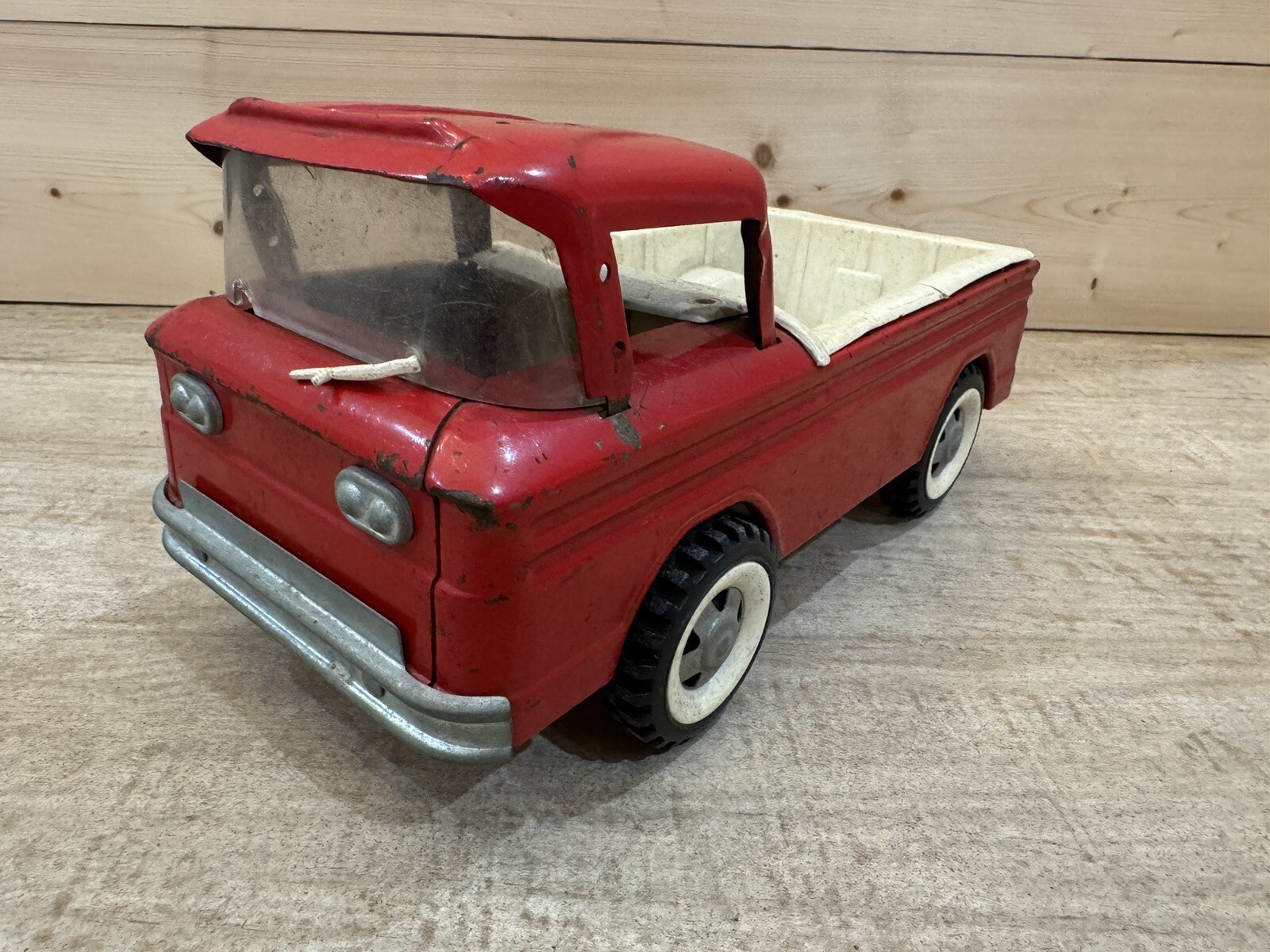 Vintage Structo Red Pick-Up Truck Pressed Steel | eBay