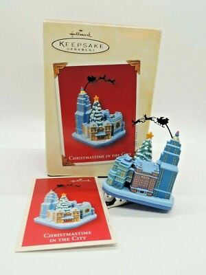 Hallmark Keepsake Ornament 2003 Christmastime In The City Silhouette ...