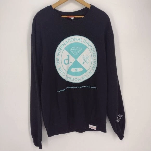 Diamond Skate Logo Blue