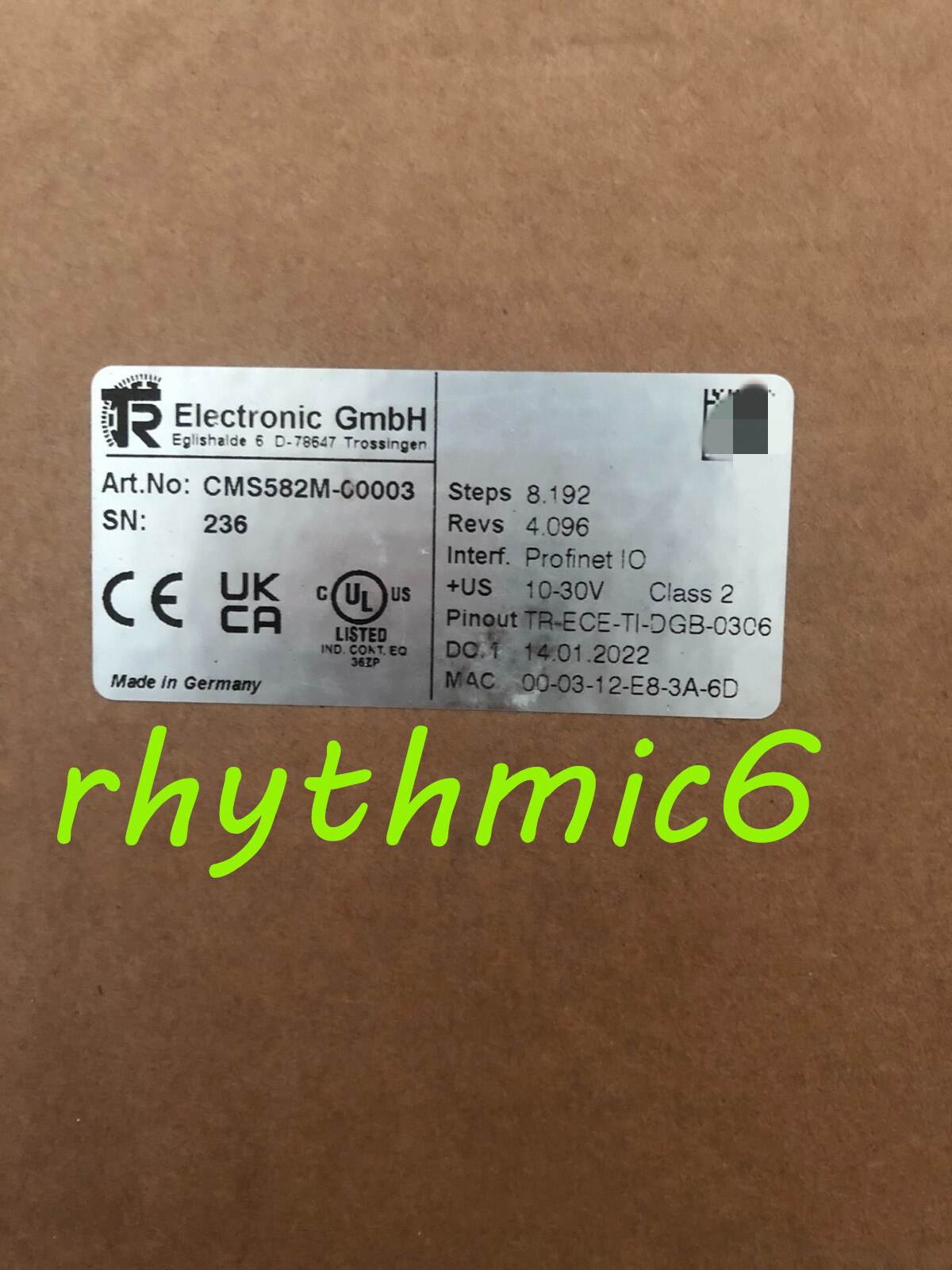 Brand new TR CMS582M-00003 encoder Fast delivery FedEx or DHL | eBay