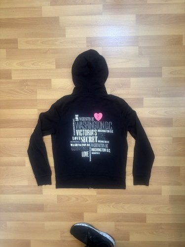 Victoria’s Secret Supermodel Essentials Black Hoodie with Angel Wings ...