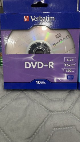 75 Lot Verbatim Most In Cases Blank CD-R Disc DVD+R, DVD+RW, CD-RW New ...