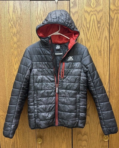 ZEROXPOSUR Winter Coat Puffer Boys XL 18/20 Black Gray Red | eBay