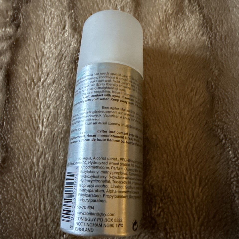 Toni & Guy Iron It Heat Defence Spray for Straight Styles 200ml RARE ...