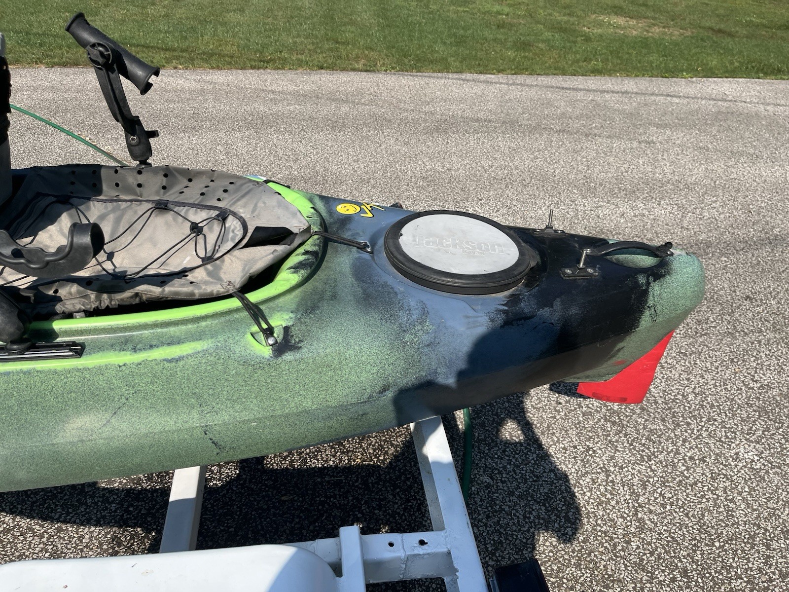 Jackson Kilroy Fishing Kayak w/ trailer and trolling motor | eBay