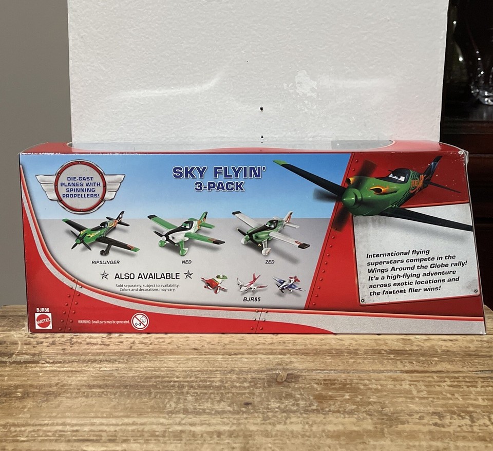 Disney Pixar Planes Sky Flyin’ 3 Pack Ripslinger Ned Zed 887961029338 ...