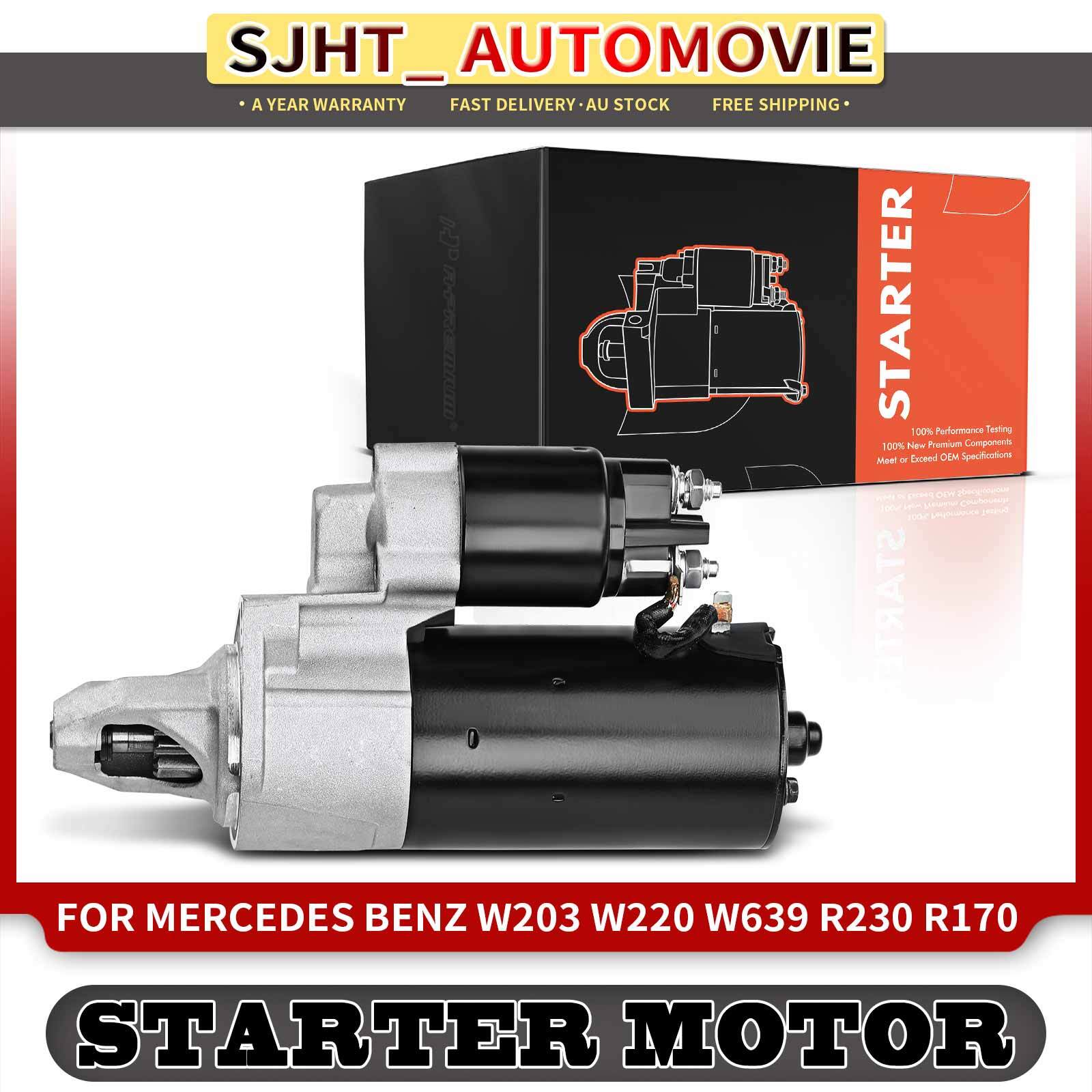 Starter Motor for Benz W202 W203 S203 CL203 A209 A208 W221 R230 C240 ...