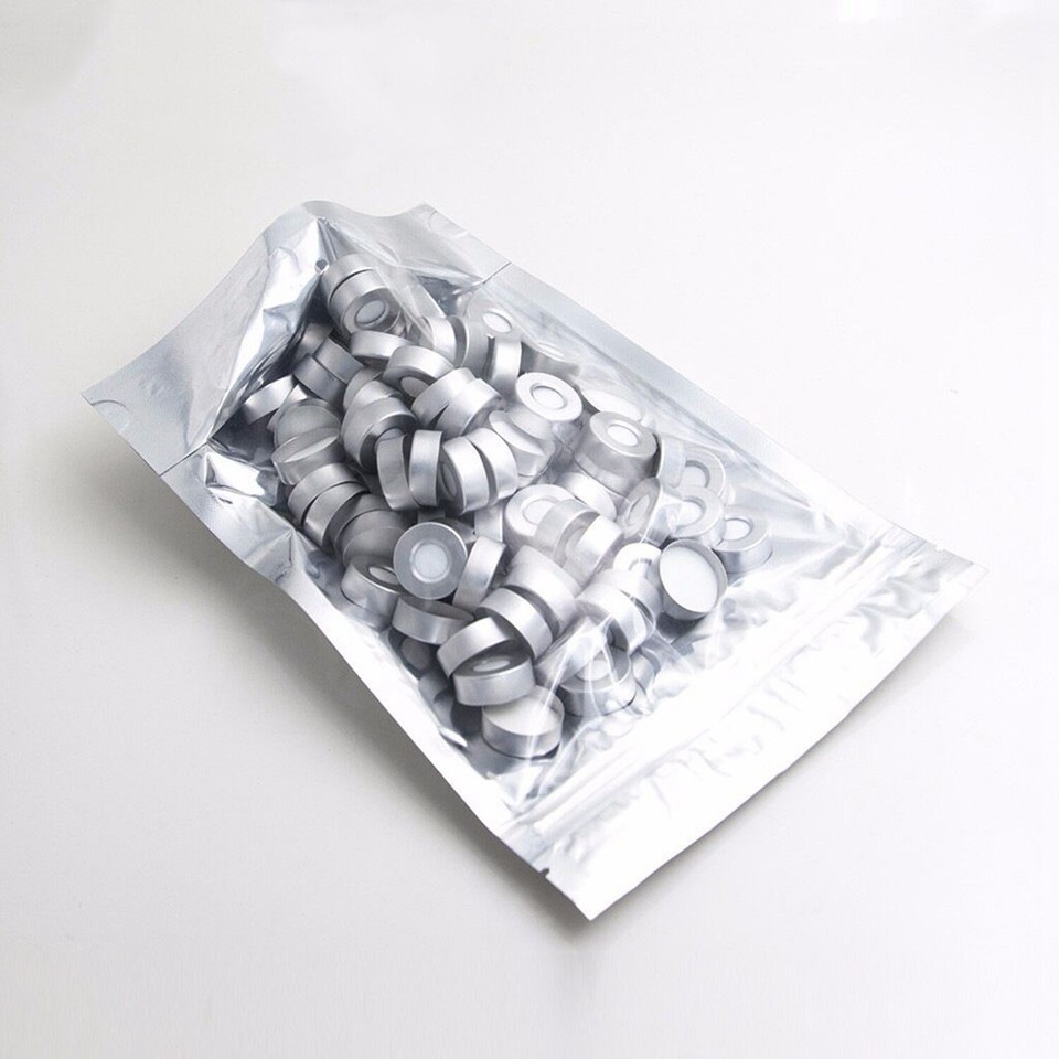 2000ps 10ml Glass Vials Clear Headspace Aluminum Crimp Caps 20mm ...