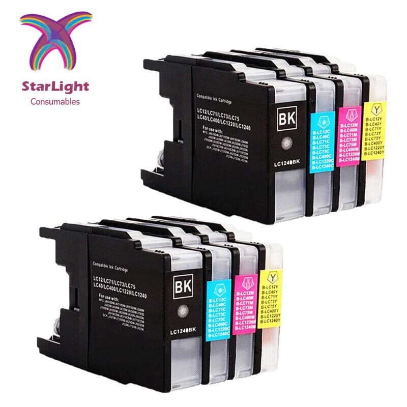 8 Ink Cartridge LC1240 Fits For Brother MFC-J6910DW MFC-J6510DW MFC ...