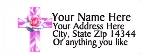 Cross Design#7-Personalized Address Labels 50PCS | eBay