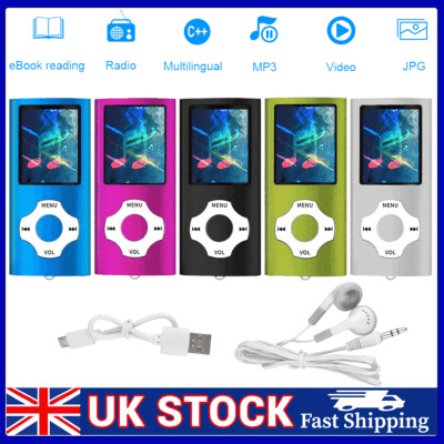 1.8''in 32GB Mini MP4 MP3 Media Player FM Radio Recorder Sport Music ...