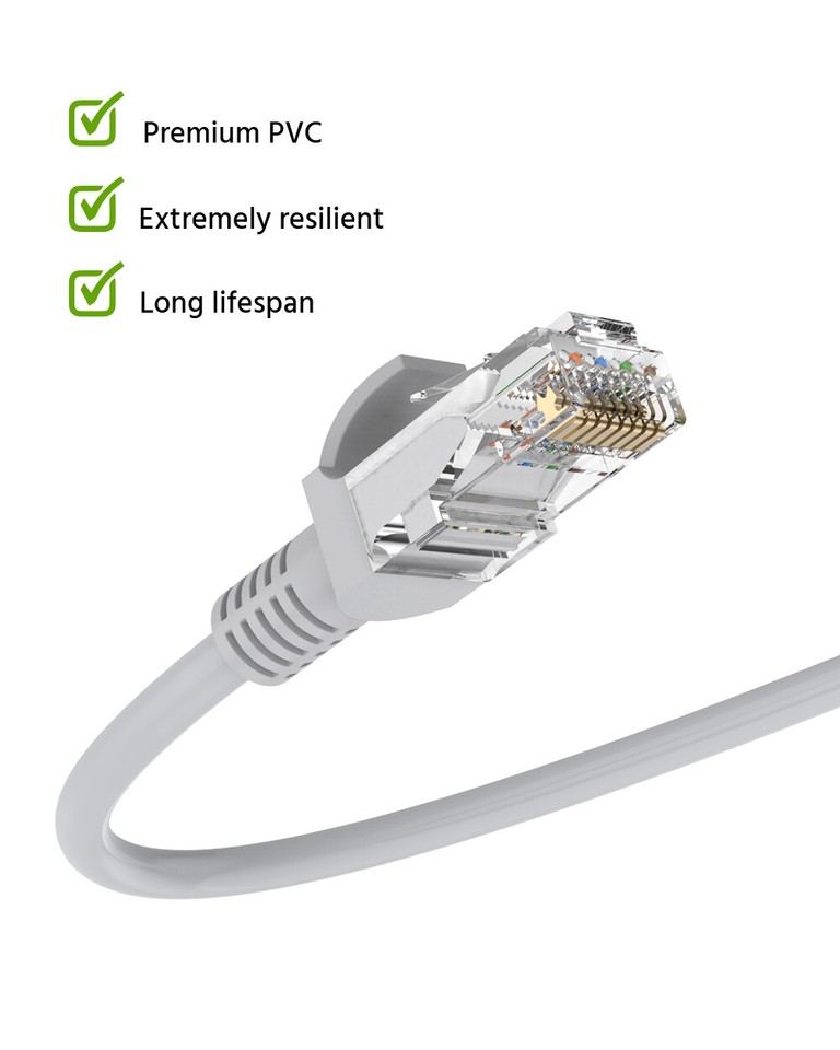 ANNKE 60ft 100ft CAT5E POE Ethernet Cable LAN RJ45 for Security IP ...