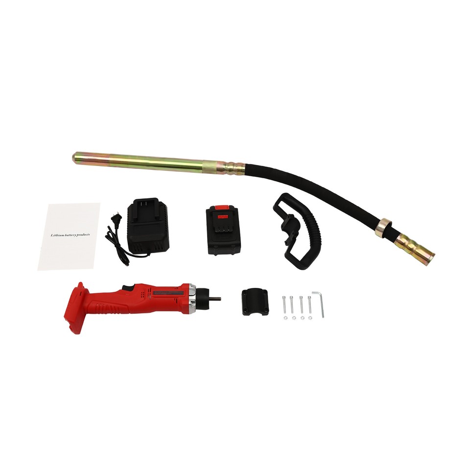Cordless Handheld Concrete Vibrator, Cement Vibrating Tool, Air Bubbles ...