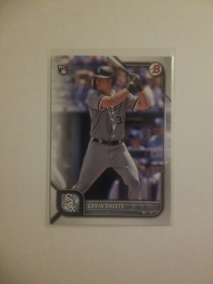 GAVIN SHEETS 2022 Bowman Base Card Chicago White Sox (#60) Rookie RC | eBay
