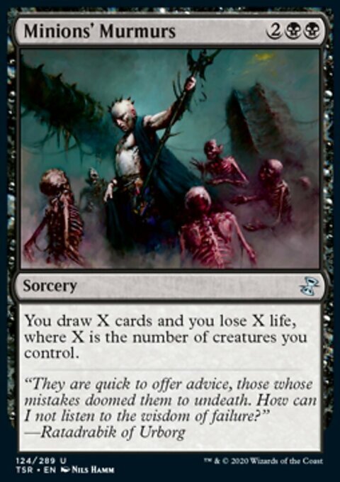 MTG Magic the Gathering Minions' Murmurs (124/429) Time Spiral ...