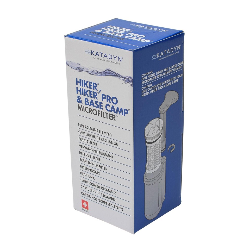 Katadyn Hiker Pro water filter cartridge replacement set original long ...
