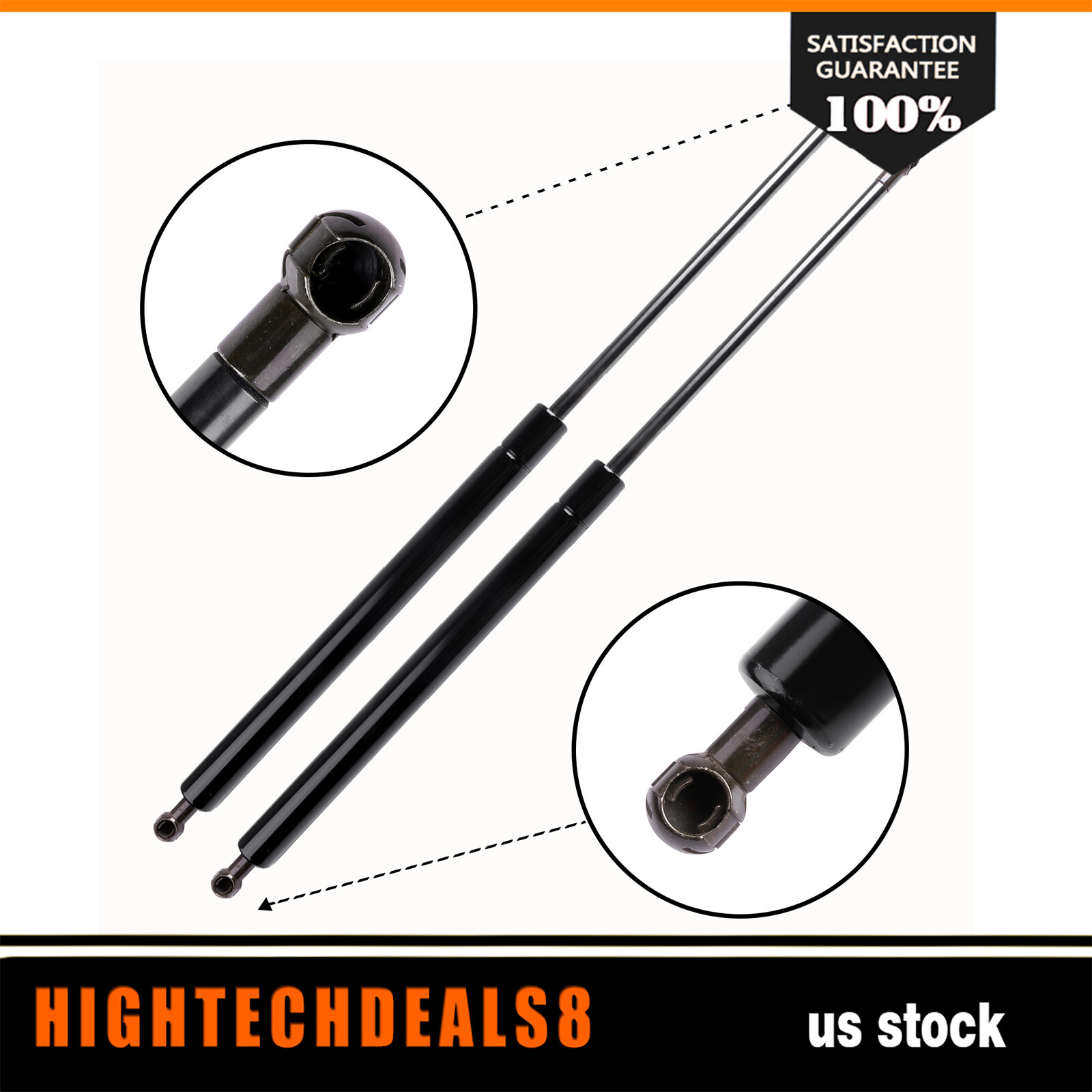2 Fits for 2008-2013 Toyota Highlander Rear Hatch Springs Lift Supports ...
