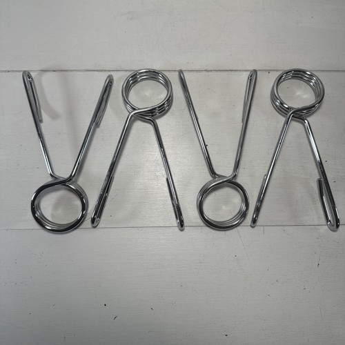 4 Olympic Spring Collar Clips 2" Olympic Barbell Dumbbell Weightlifting ...