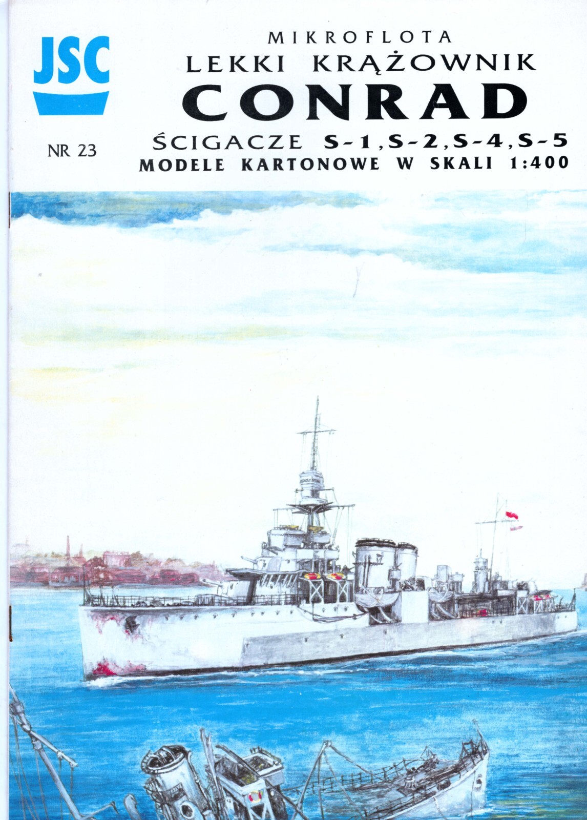 JSC Nr. 23 - Leichter kreuzer ORP Conrad + 4 Schnellboote S-Klasse , 1: ...