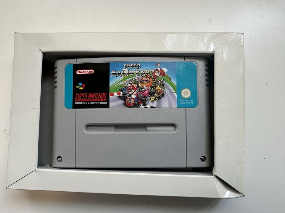 Nintendo SNES Super Mario Cart PAL Cartridge | eBay