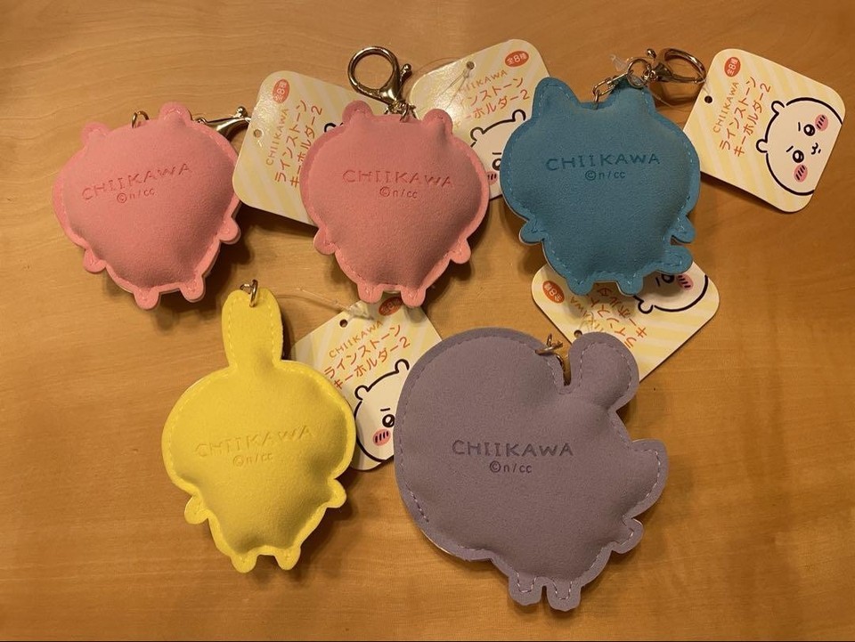 Chiikawa Rhinestone Keychain - Chiikawa, Hachiware, Usagi, Momonga | eBay