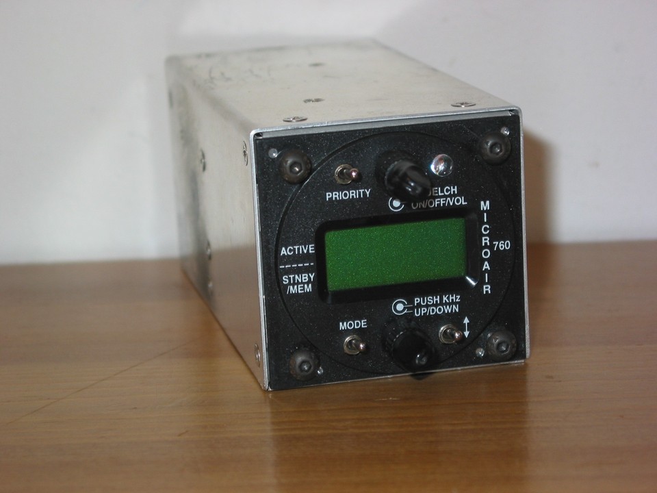 MICROAIR M-760 VHF COM RADIO !!! NICE M 760 TRANSCEIVER !!! | eBay