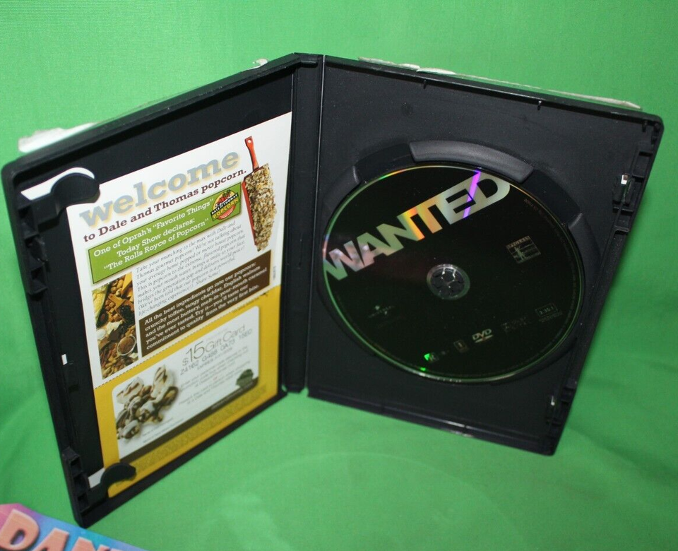 Wanted DVD Movie Angelina Jolie Morgan Freeman | eBay