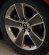 2006-2009 Mustang OE Wheel 18x8-1/2 5 Spoke Wide Flat Spoke Dark Argent ...