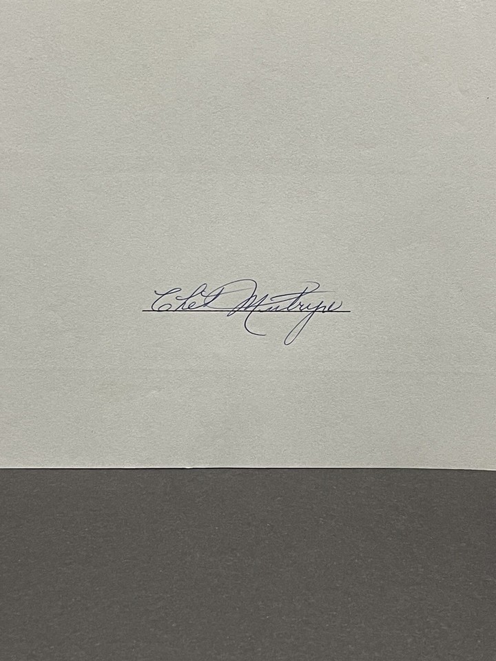 CHET MUTRYN SIGNED PAPER BUFFALO BILLS 1949 1st TEAM ALL PRO | eBay