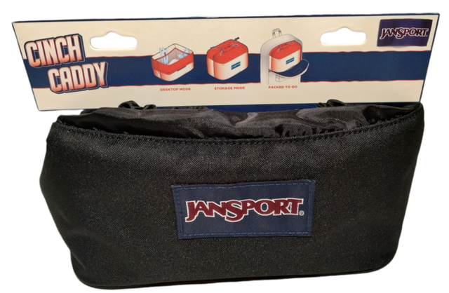 JanSport Drawstring Storage Cinch Caddy Bag Black 6L WITH TAGS for sale ...