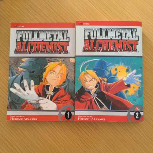 Hiromu Arakawa Full Metal Alchemist Paperback Volume 1 + 2 Manga 2002 ...