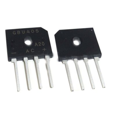 5PCS GBU405 SIP-4 Single Phase 4.0 AMPS. Glass Passivated Bridge ...