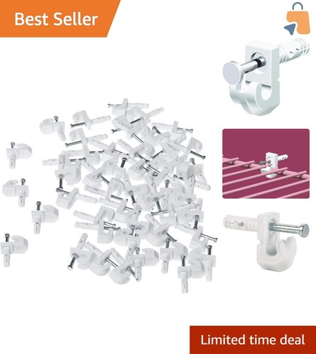 Secure 48-Pack Shelf Clips for Easy Drywall Installation - Strong ...