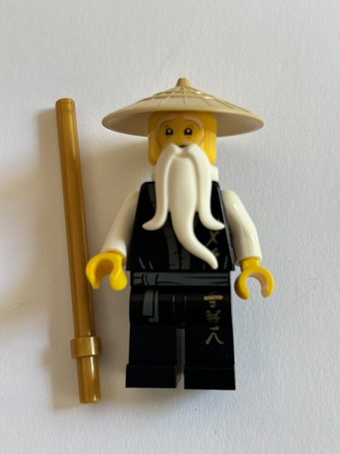 NEW LEGO NINJAGO SENSEI WU MINIFIG Legacy In Black - Set 70670 | eBay