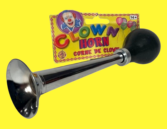 Metal Retro Honking Horn Circus Prop 6.5 Inch Classic Metal Clown Horn ...