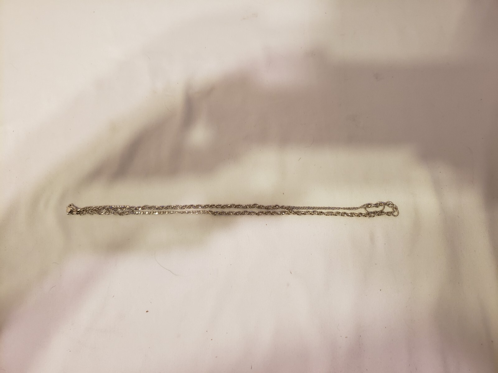 Sterling Silver 925 MD28V MEXICO Chain Necklace 22", NEEDS REPAIR, 9 ...