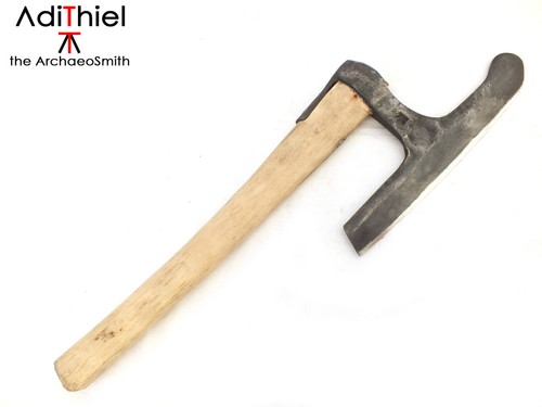 BN_06a - Kitchen AXE or Light Woodworking AXE with Hand Carved Dogwood ...