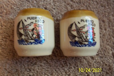 Puerto Rico Souvenir Salt/Pepper Shakers | eBay