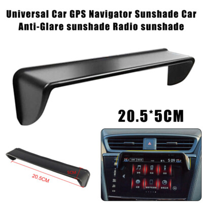 Car Anti-Glare GPS Navigation Hood Visor Radio Sun Shade Covers Car ...
