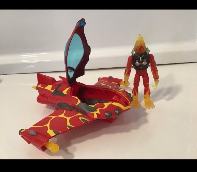 Ben 10 Heatblast Rocket Flyer Vehicle Toy Figure 2017 Playmates Cartoon ...