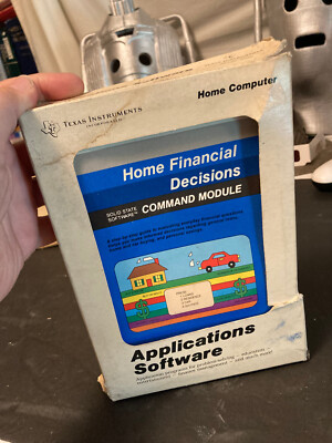 Texas Instruments Computer Software TI-99/4A Home Financial Decisions ...