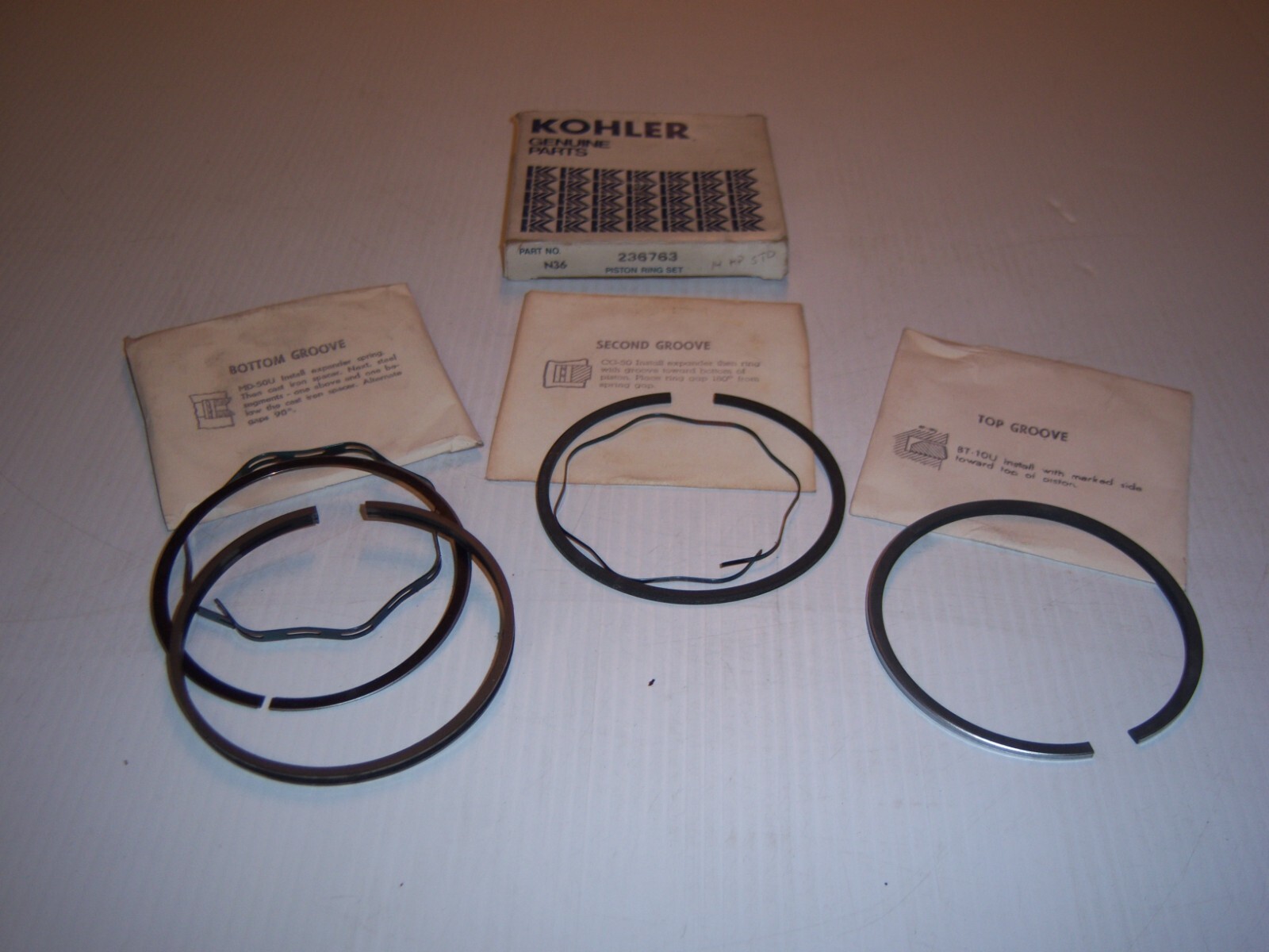 Kohler piston ring set 236763 NEW Kohler engines | eBay